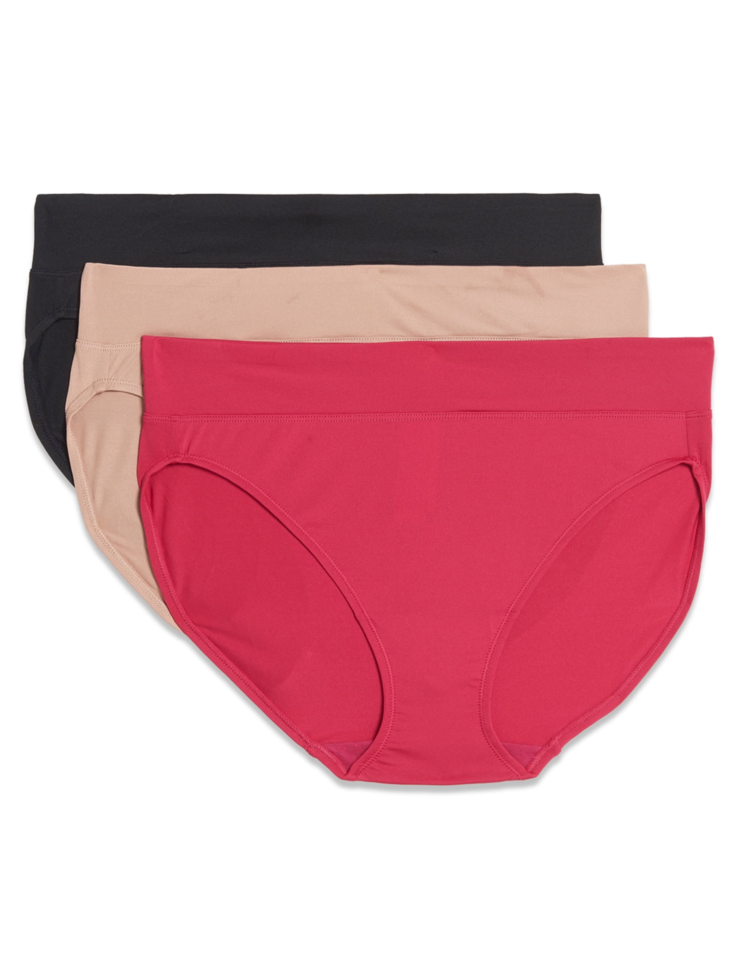 Warners Blissful Benefits Hi-Cut Panties - Walmart.com