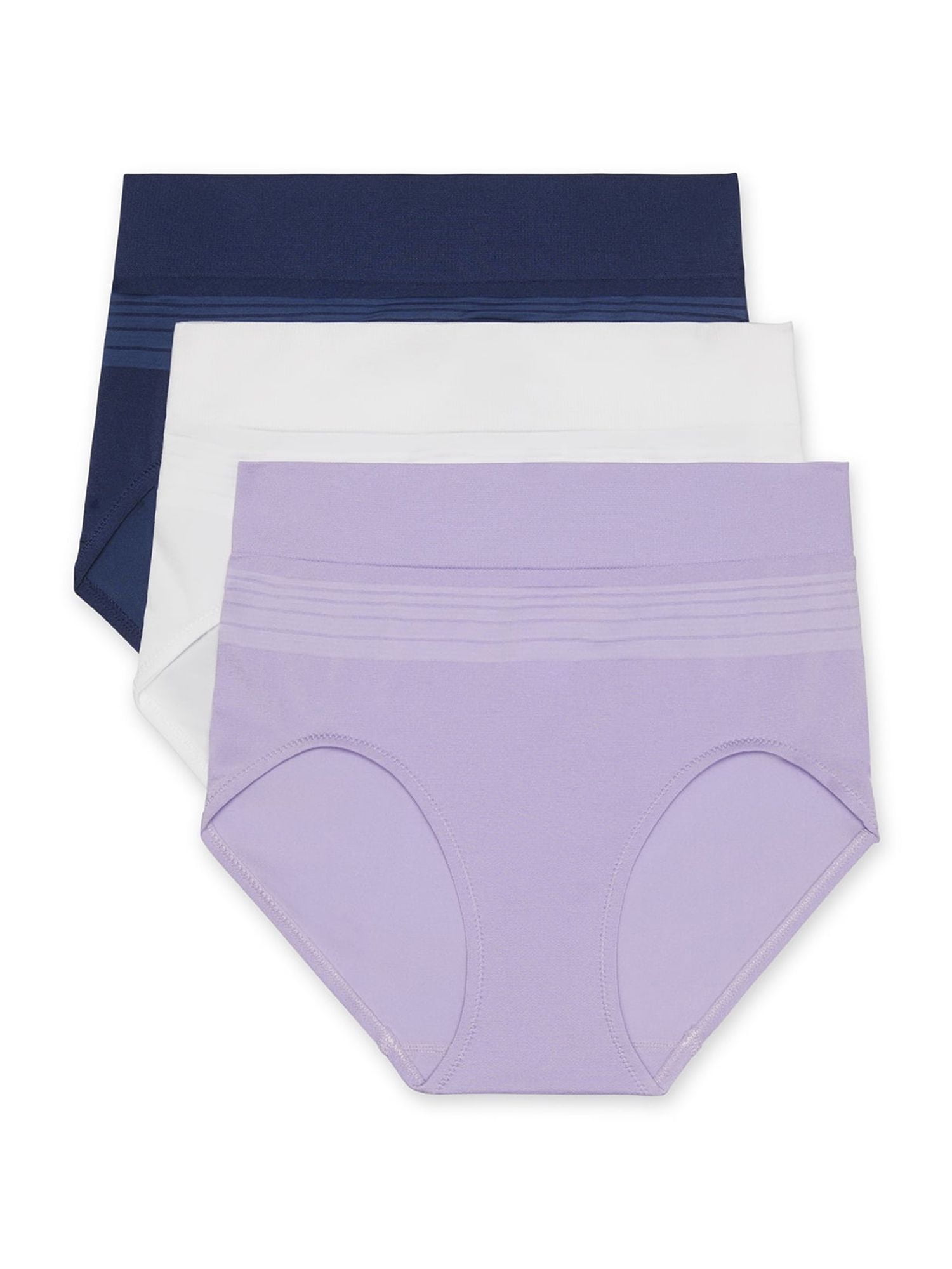 Warners® Blissful Benefits Women's Dig-Free Seamless Brief 3-Pack ...