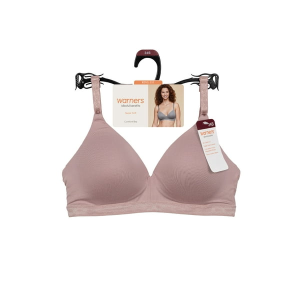 Warners® Blissful Benefits Super Soft Wireless Lightly Lined Comfort ...