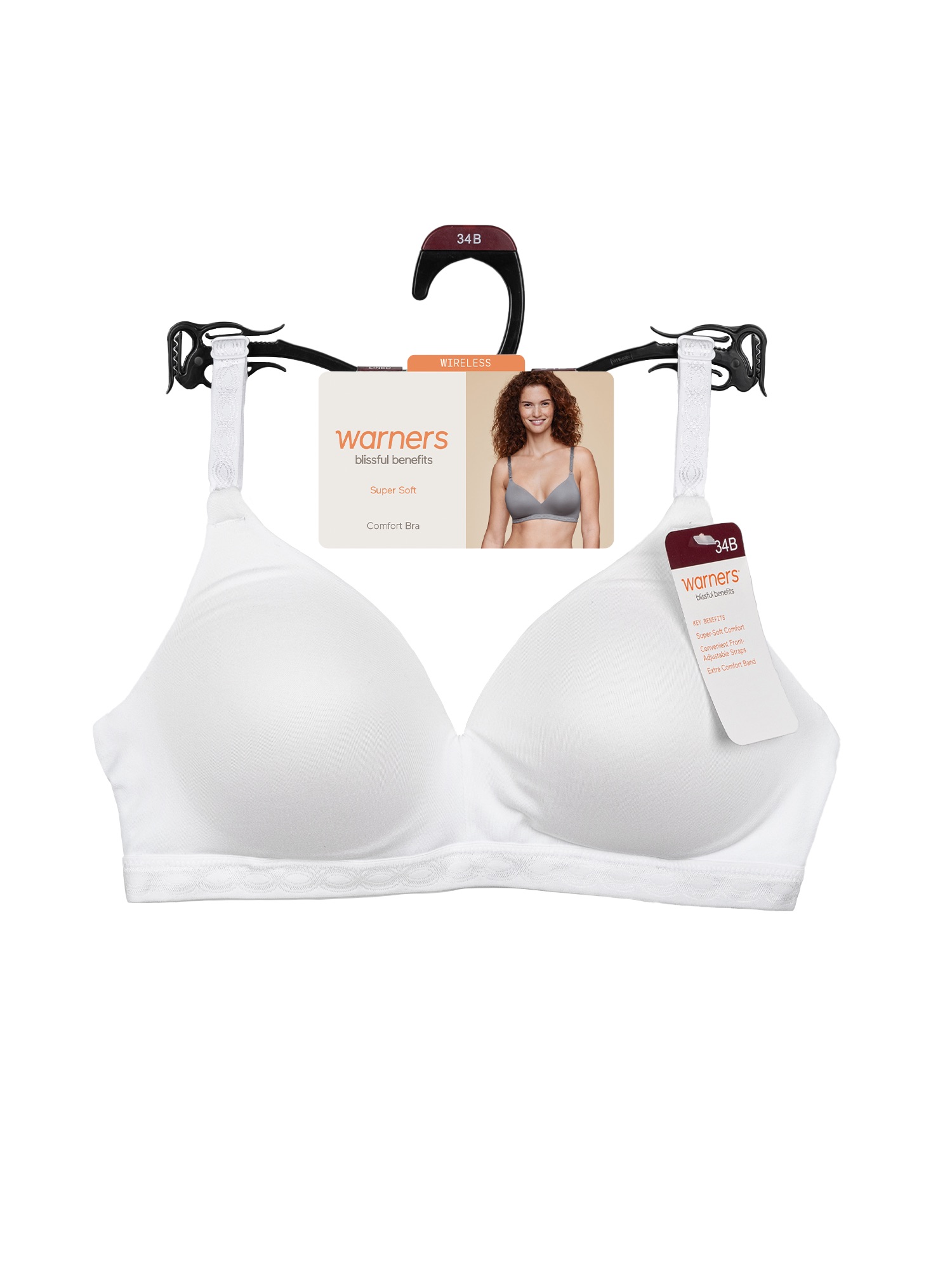 Warners® Blissful Benefits Super Soft Wireless Lightly Lined Comfort ...