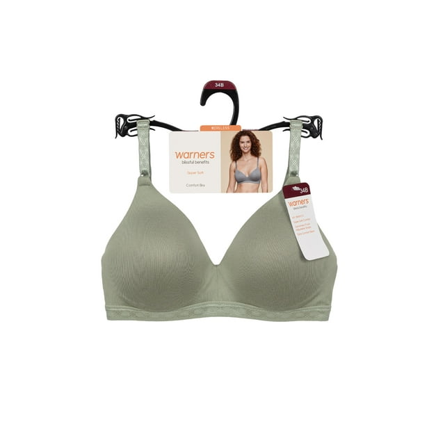 Warners® Blissful Benefits Super Soft Wireless Lightly Lined Comfort ...