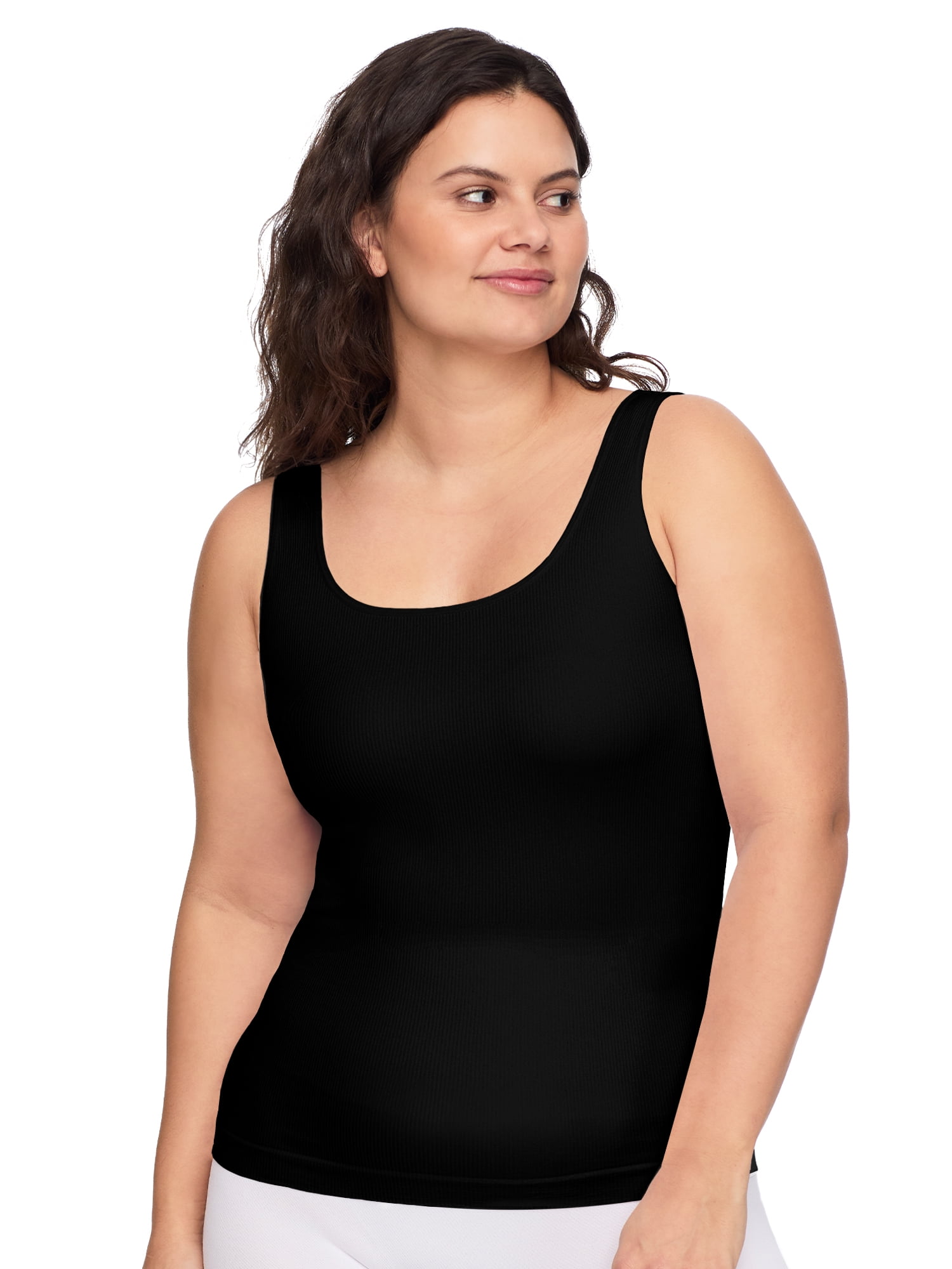 Warners Women's Seamless Tank with Inner Shelf, 1-pack - Walmart.com