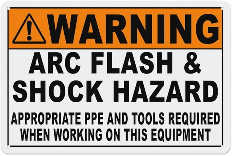 Warning Arc Flash and Shock Hazard Appropriate PPE and Tools Required ...