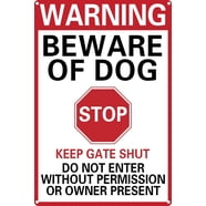 Signs Authority No Soliciting Sign for House - Metal Door Sign for ...