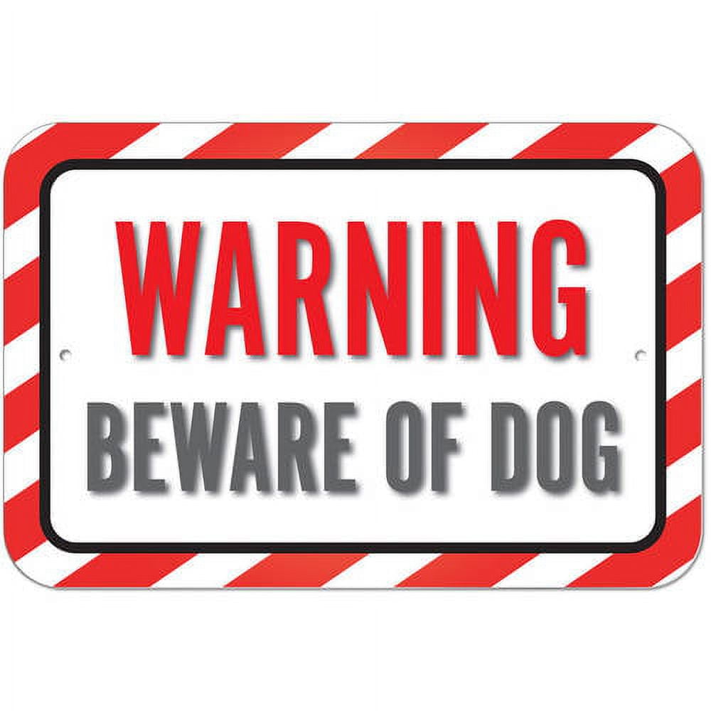Warning Beware Of Dog Sign - Walmart.com