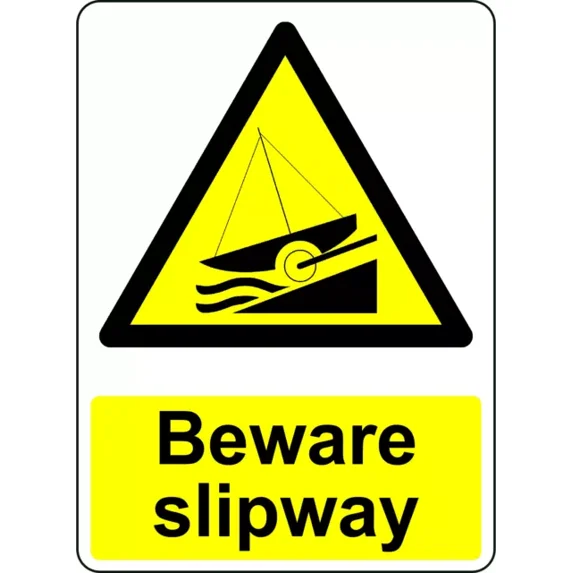 Warning Beware Slipway Osha Decal Safety Sign Sticker Usa Made Phone ...