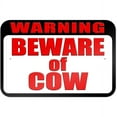Warning Beware of Cow Sign - Walmart.com