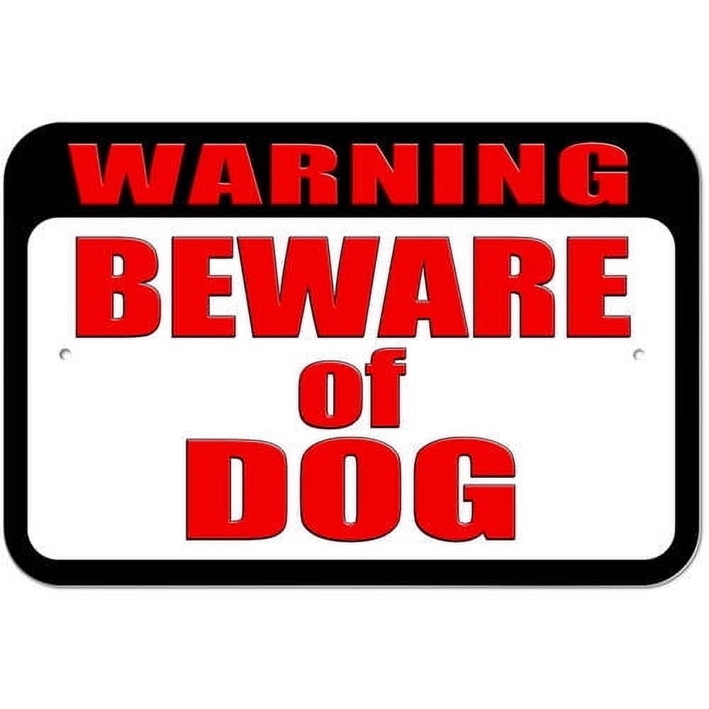 Warning Beware of Dog Sign - Walmart.com