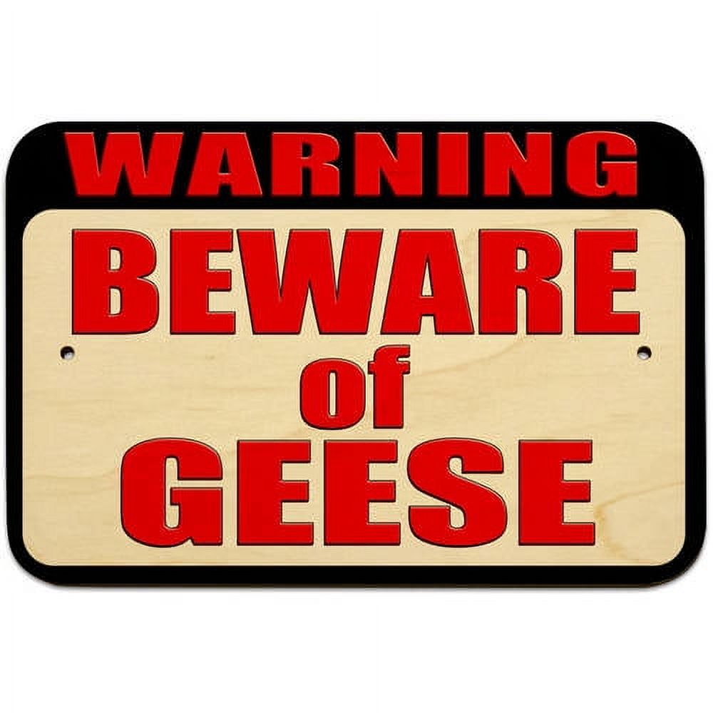 Warning Beware of Geese Sign - Walmart.com