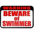 Warning Beware of Swimmer Sign - Walmart.com