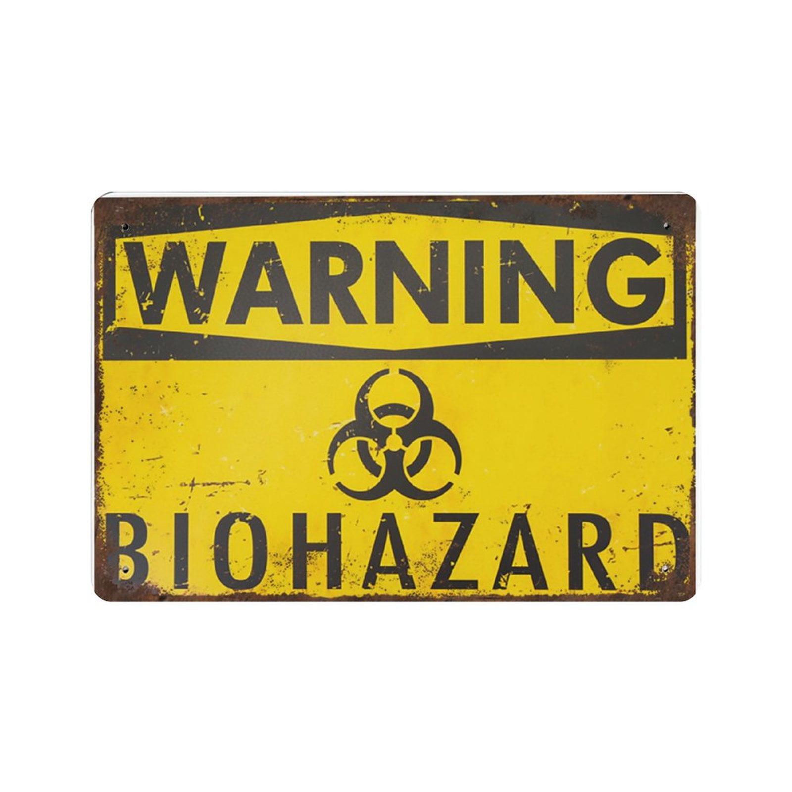 Warning Biohazard Hazard Sign Hazard Labels Novelty METAL Sign,Retro ...
