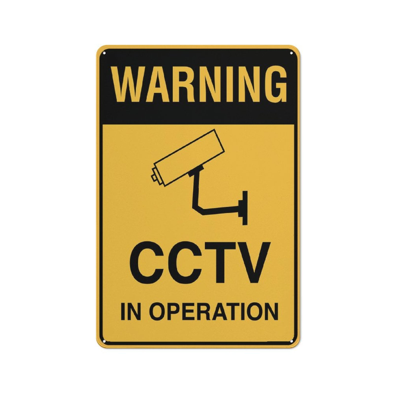 Warning Cctv In Operation Sign For House 12" X 8" Yard Sign, Premium ...