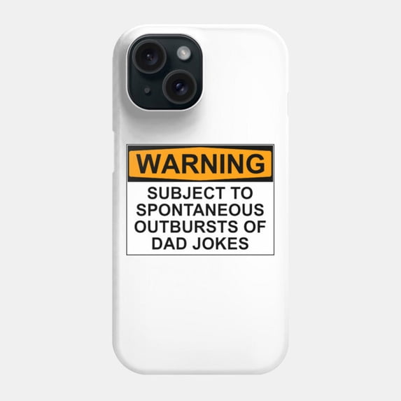 Warning Dad Jokes Funny Father Humor Art Compatible Phone Case for ...