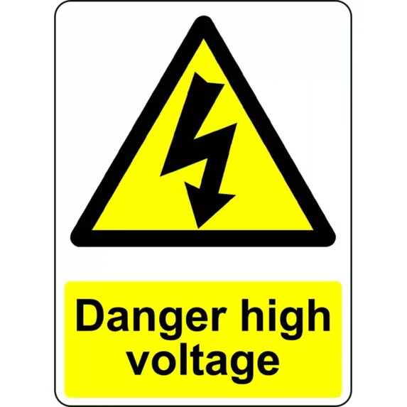 Warning Danger High Voltage Osha Decal Safety Sign Sticker Usa Made ...