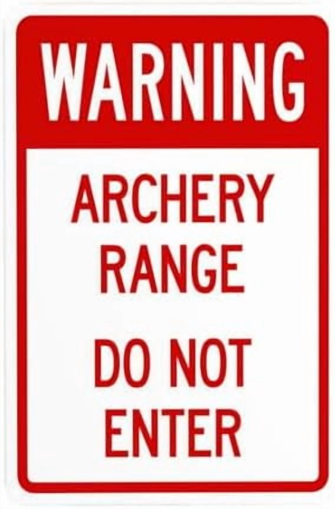 Warning Do Not Enter Warning Sign, Guide Metal Signs for Outdoor Indoor ...