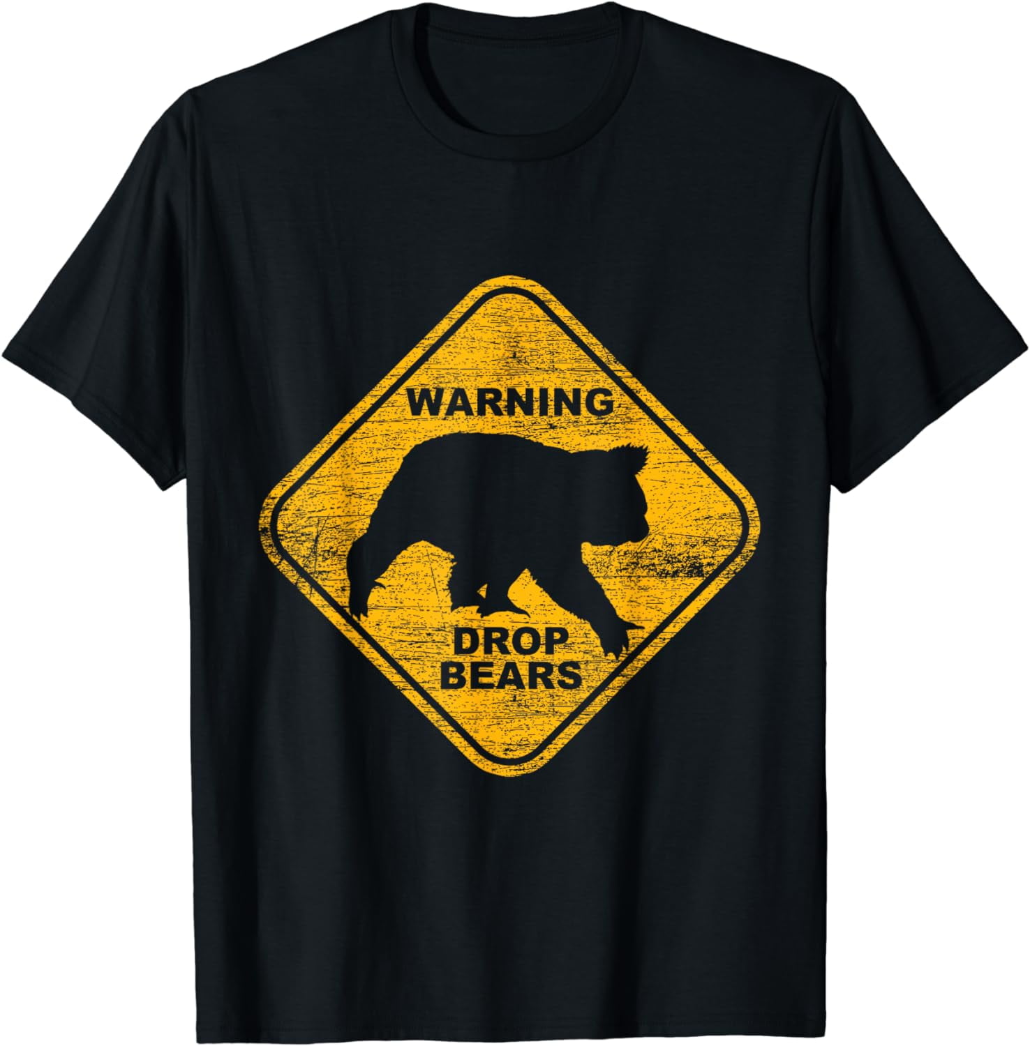 Warning Drop Bears Koala T-Shirt - Walmart.com