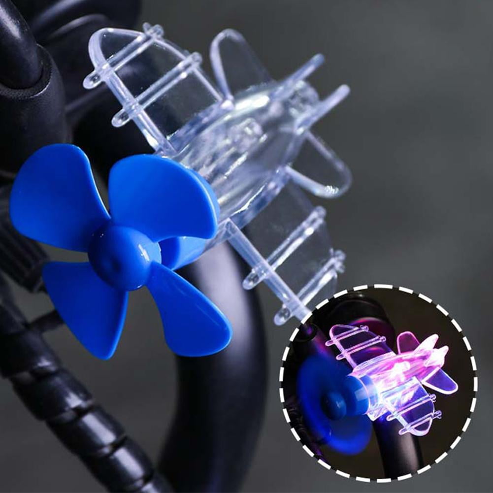 Warning Effect Small Airplane Wind Power Generation Mini Airplane LED ...