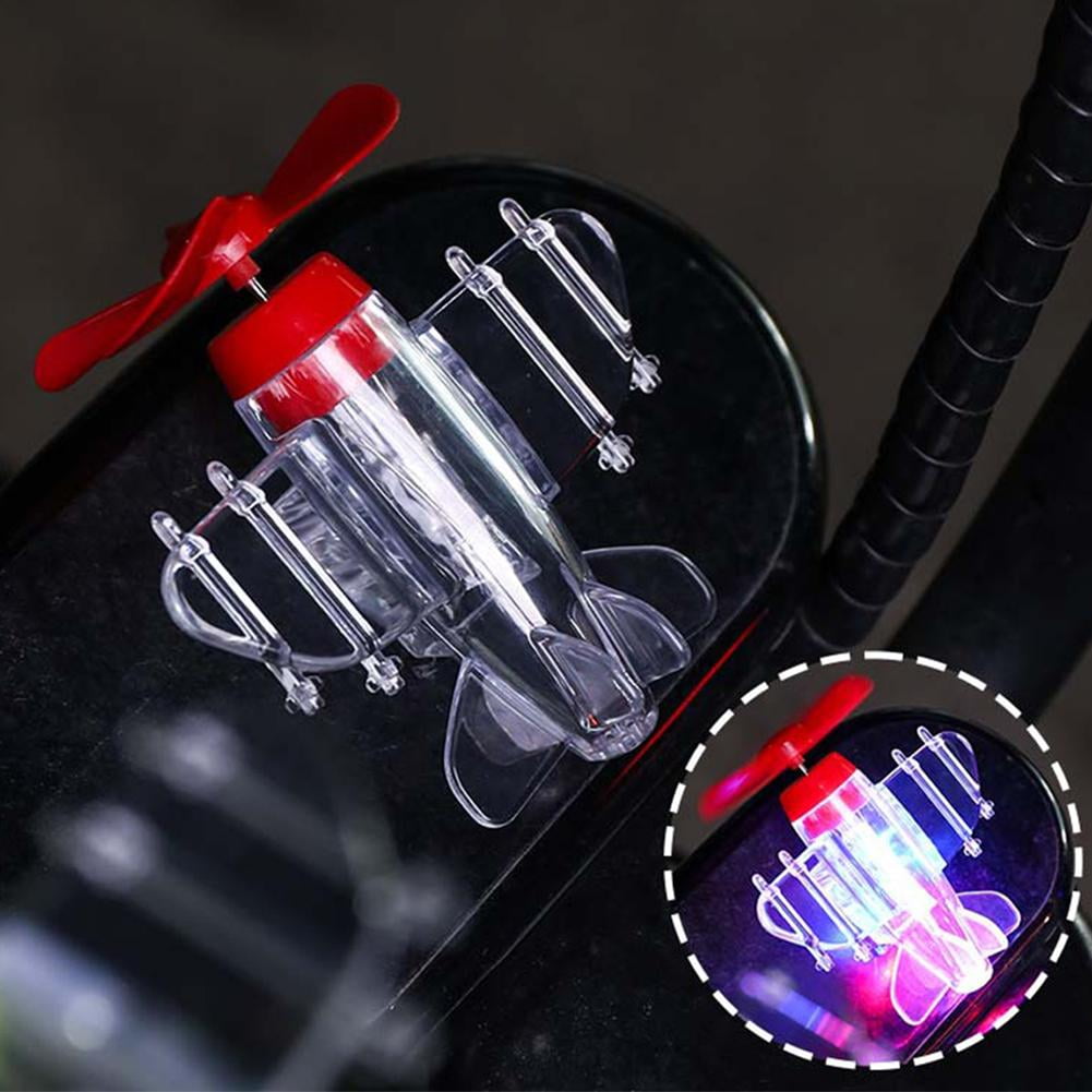Warning Effect Small Airplane Wind Power Generation Mini Airplane LED ...