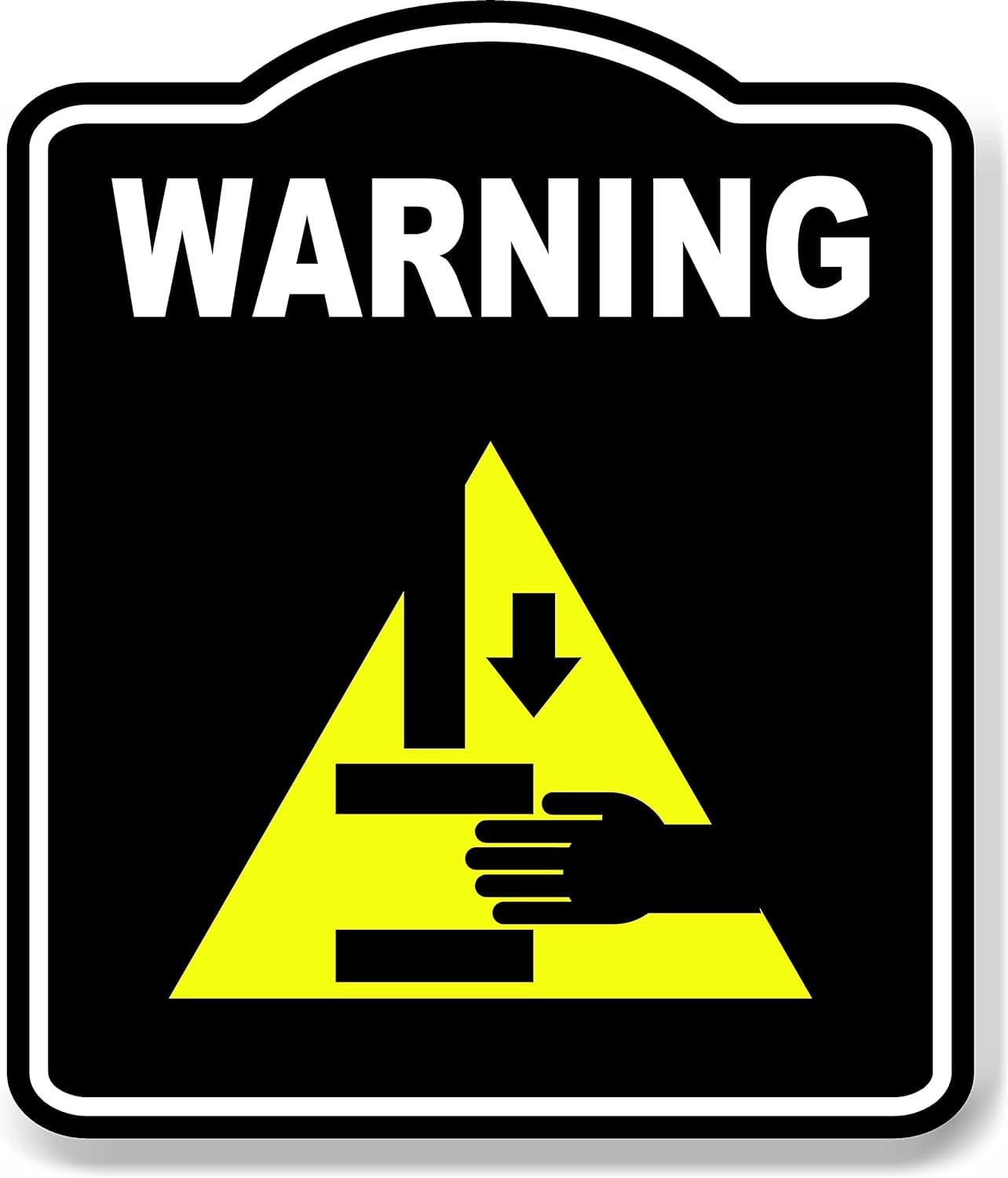 Warning Hammer Repair Caution OSHA Danger BLACK Aluminum Composite Sign ...