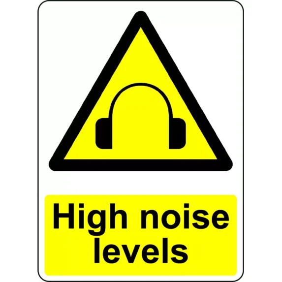 Warning High Noise Levels Osha Decal Safety Sign Sticker Usa Made Phone ...