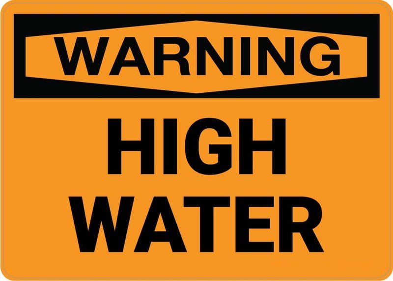 High Water Sign