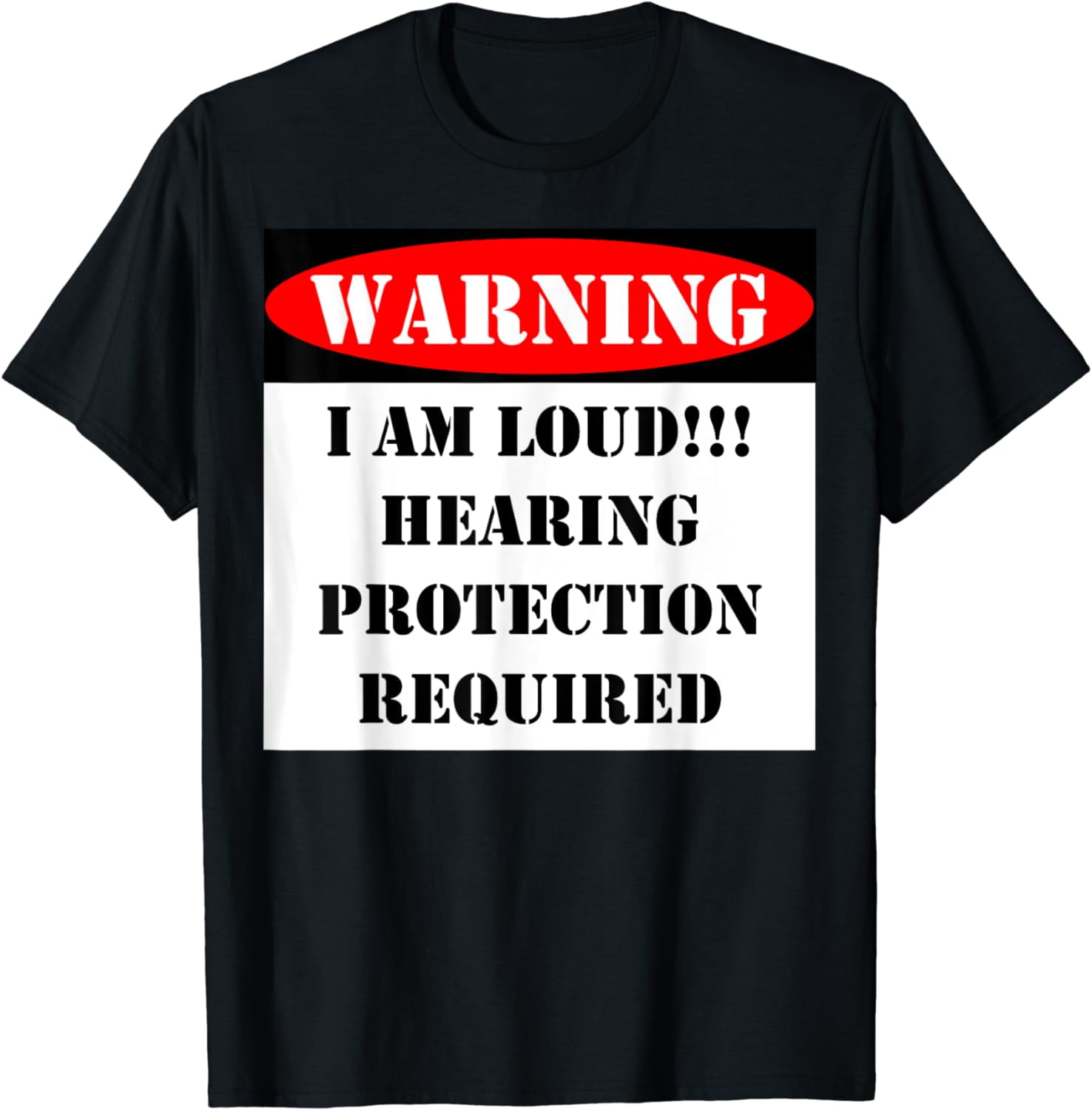 Warning I Am Loud Hearing Protection Required Caution Sign - Walmart.com