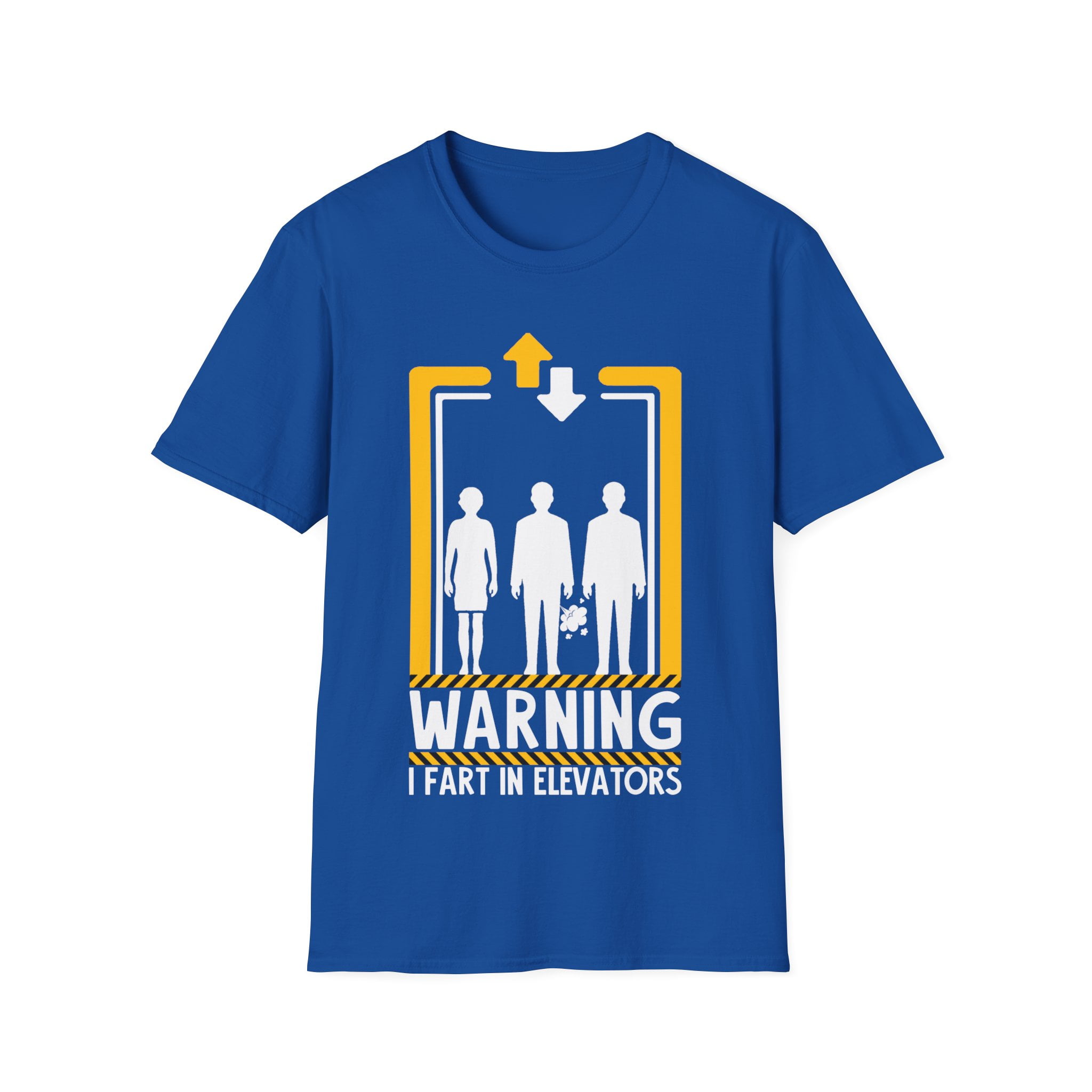 Warning I fart in Elevators Graphic Art Sarcasm - Walmart.com