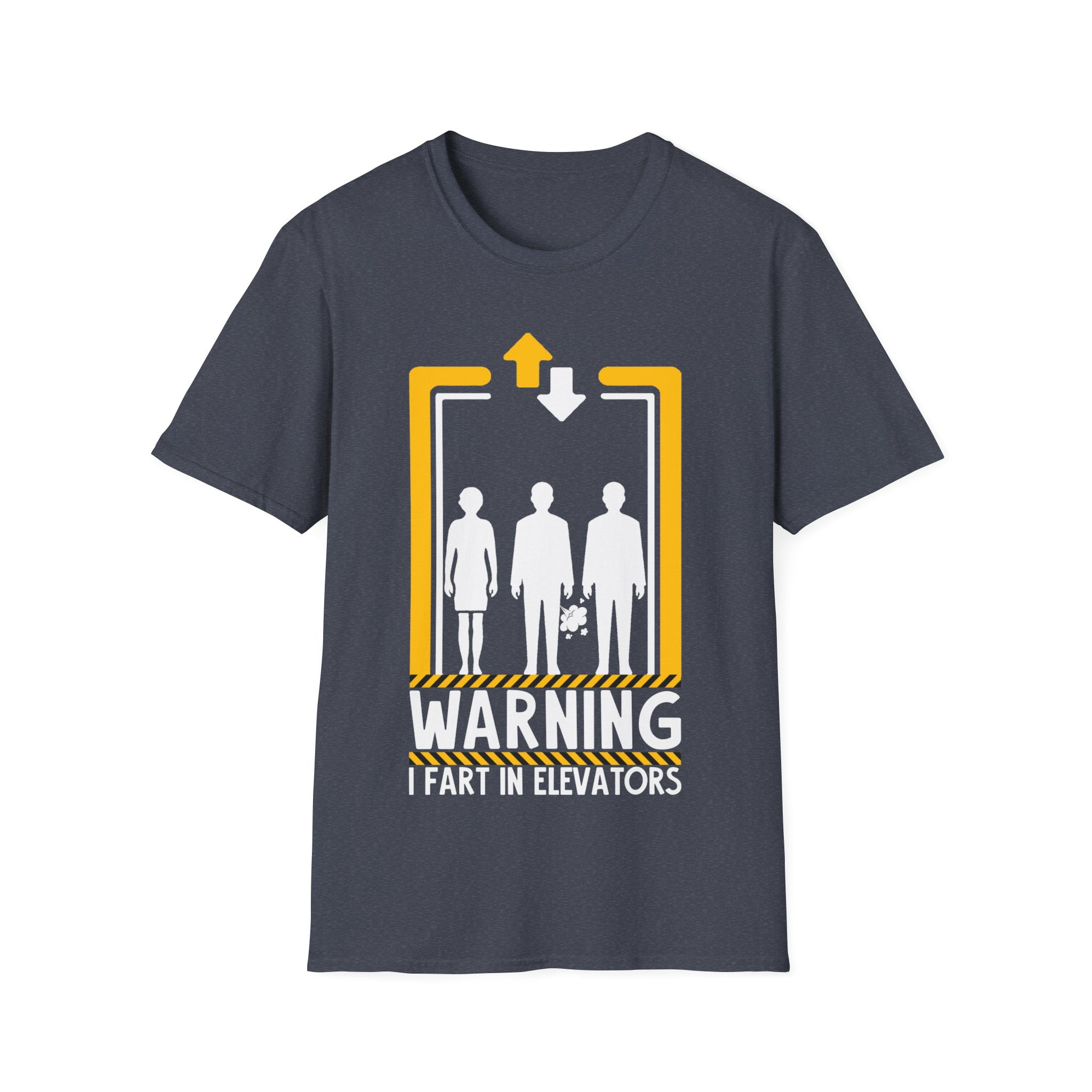 Warning I fart in Elevators Graphic Art Sarcasm - Walmart.com