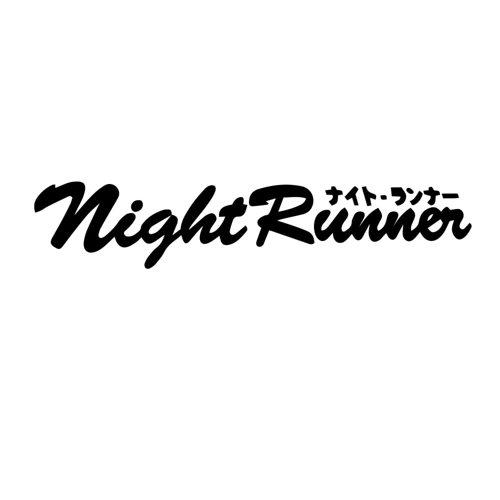 Warning Japanese JDM Racing Sticker Night Runner Front Windshield ...