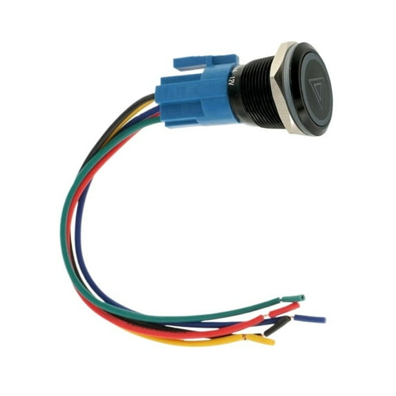 Warning Light Button Switch Emergency Hazard Warning Push Button Switch ...
