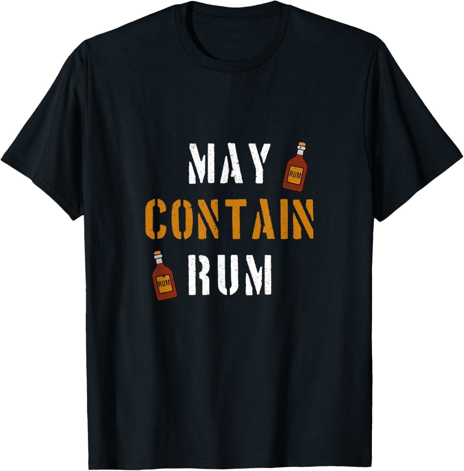 Warning May Contain Rum T-Shirt - Walmart.com