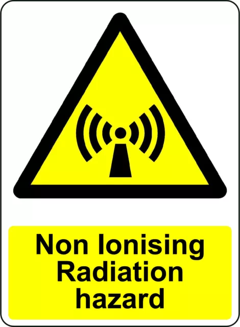 Warning Non Ionising Radiation Osha Decal Safety Sign Sticker Usa Made ...