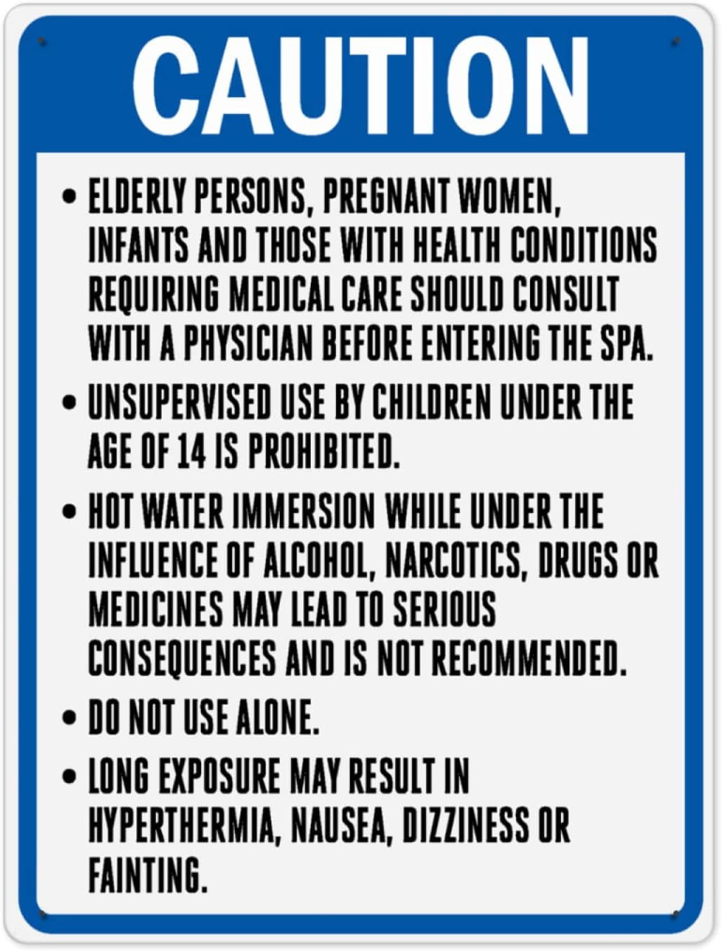 Warning Notice Danger Caution Sign,California Spa Sign Caution Spa ...