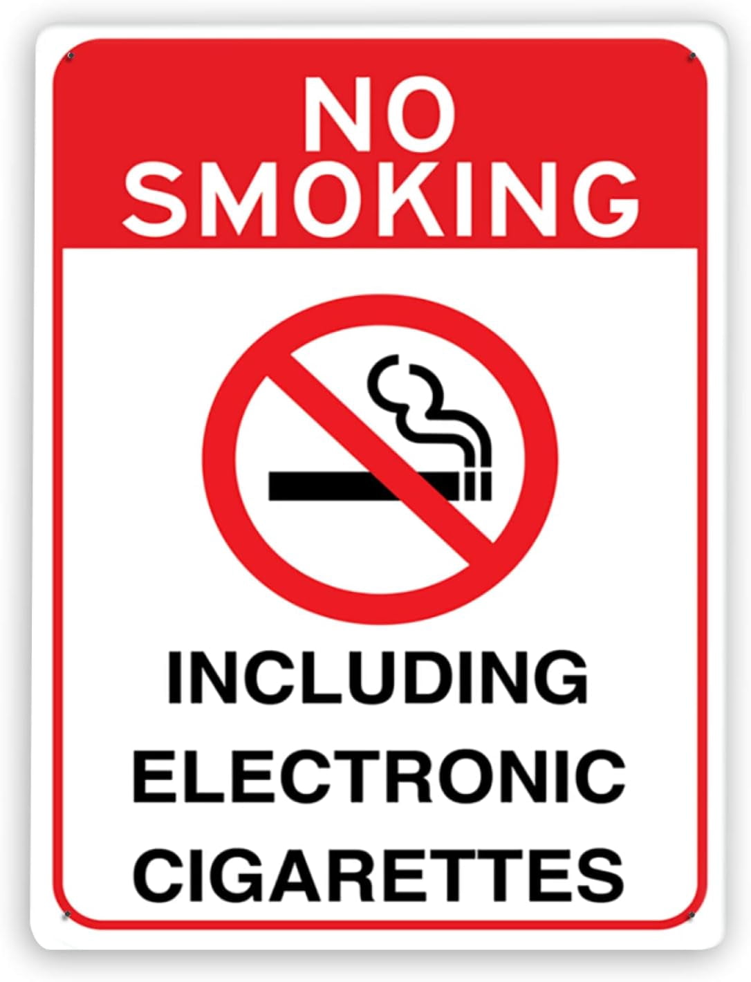 Warning Notice Danger Caution Sign,NO Smoking Including Electronic ...
