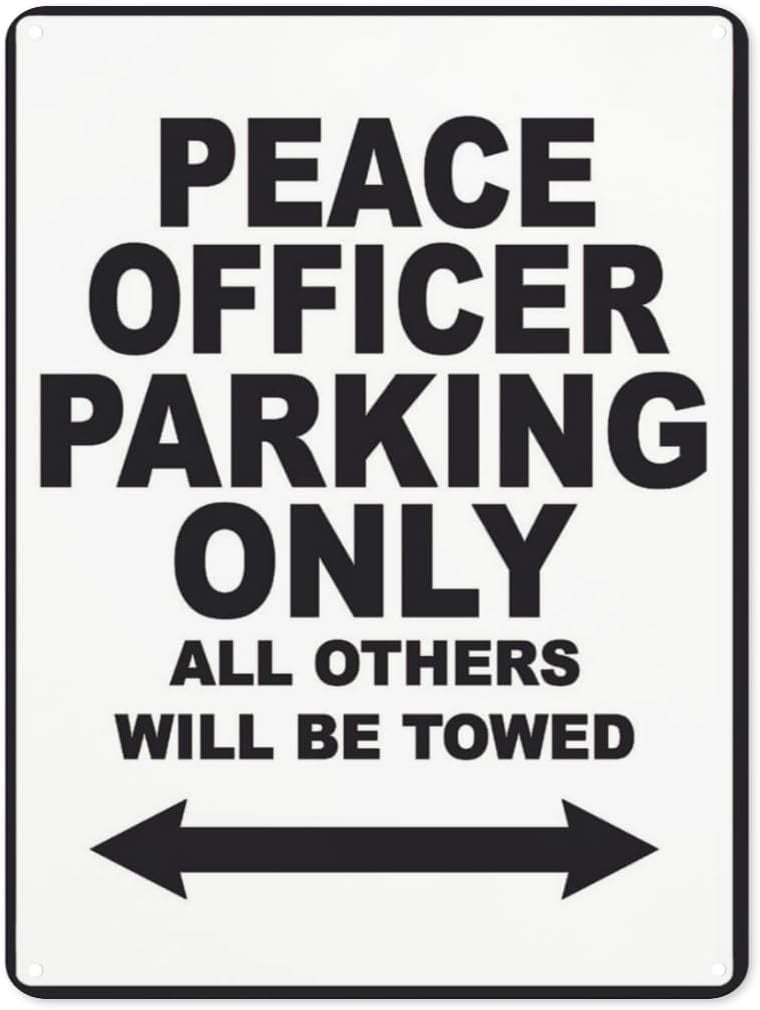 Warning Notice Traffic sign,Parking For Police Vehicles Only Sign1 ...