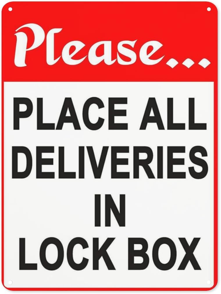 Warning Notice Traffic sign,Please Do Not Block Driveway Sign,Aluminum ...