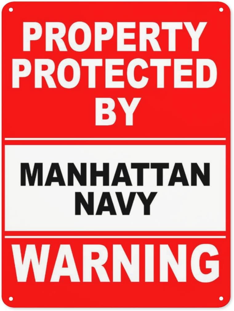 Warning Notice Traffic sign,Property Protected By M1917 Enfield Warning ...