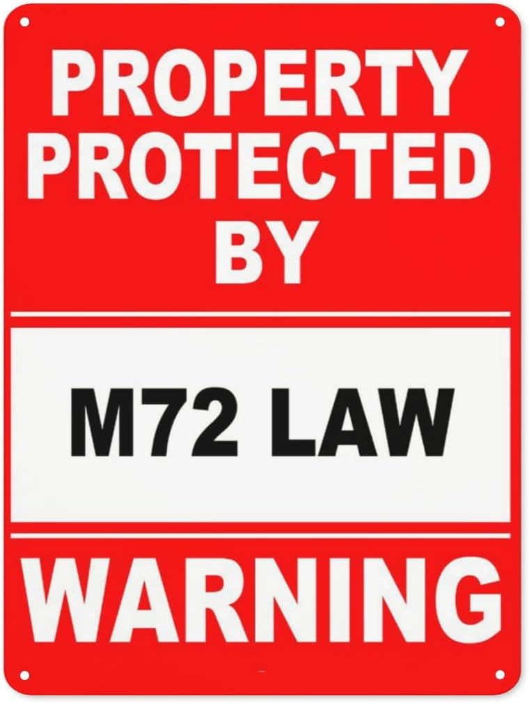 Warning Notice Traffic sign,Property Protected By McDonnell Douglas ...