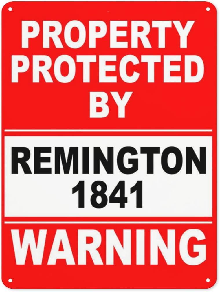 Warning Notice Traffic sign,Property Protected By Mossberg Model 590 ...
