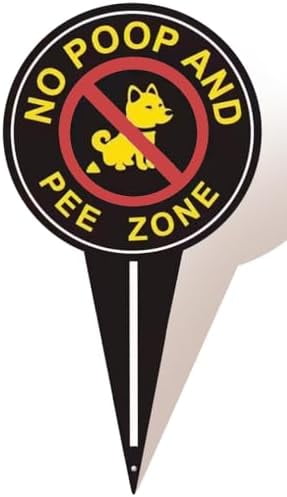 Warning Plaque Wall Decor Decoration Sign No Peeing/Pooping Be ...