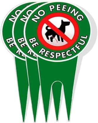 Warning Plaque Wall Decor - No Peeing/Pooping Dog Sign, Stop Dogs from ...