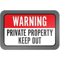 Hillman Group RSC 5028424 15 x 19 in. Private Property Keep Out Sign ...