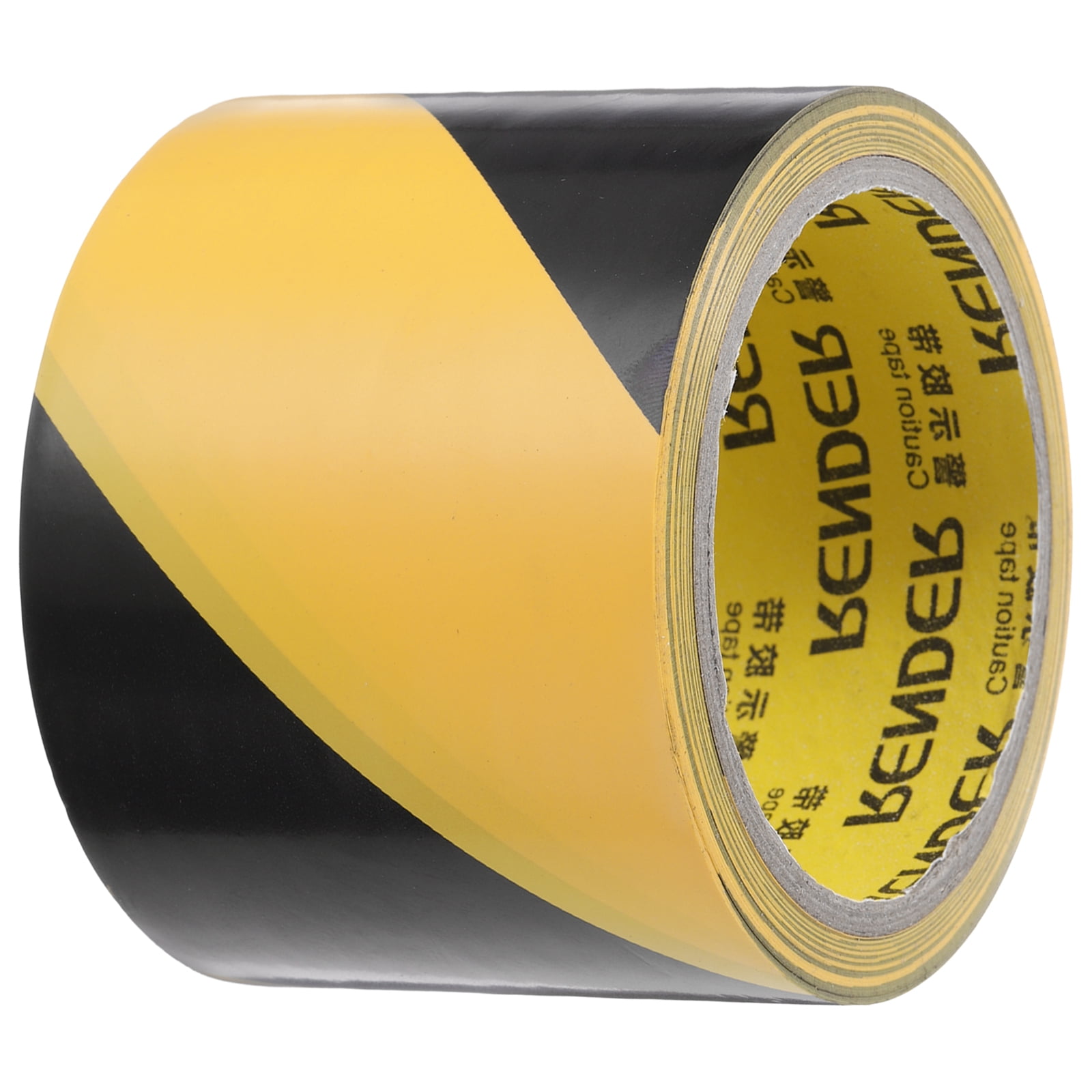 Warning Safety Stripe Tape,Black Yellow PVC Adhesive Tape for Wall ...