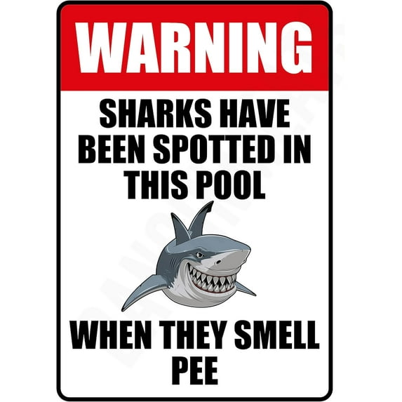 Warning Sharks Have Been Spotted In This Pool When They Smell Pee Funny ...