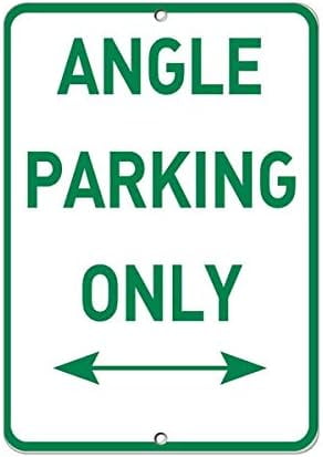 Warning Sign Angle Parking Only Bidirection Parking Sign Business Sign ...