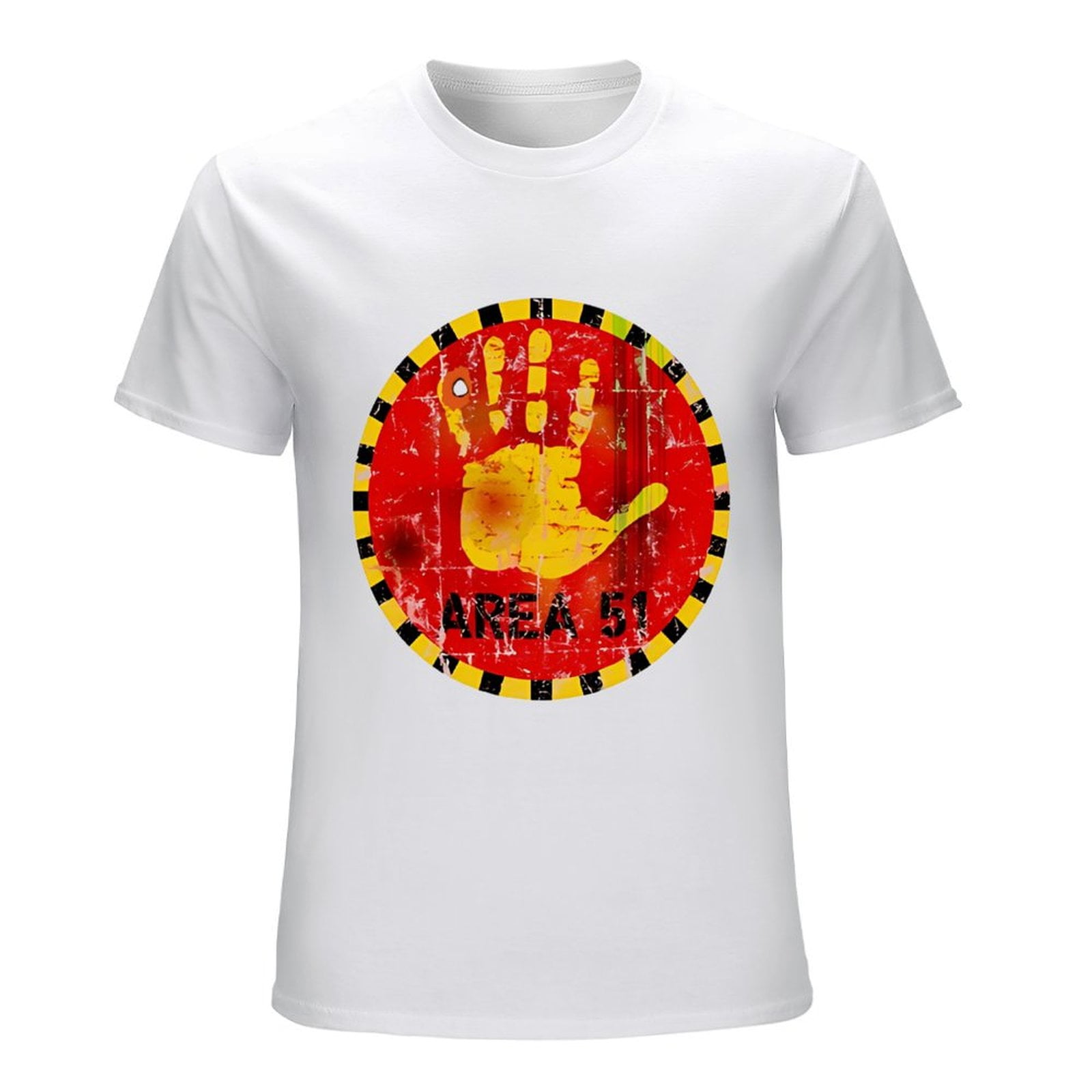 Warning Sign Area Fifty One Men's Tee for UFO and Conspiracy Fans ...