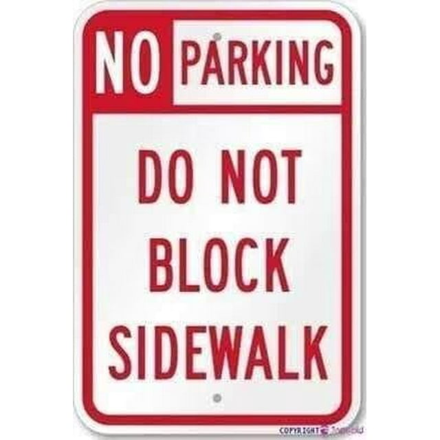 Warning Sign Attention - Do not Block Garage Sign Road Sign Business ...