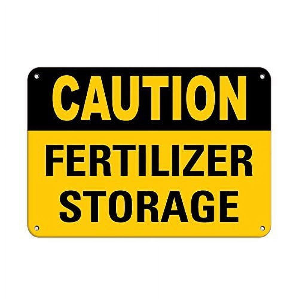 Warning Sign Caution Fertilizer Storage Activity Sign Farm Sign Road ...