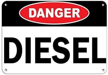 Warning Sign Danger Diesel Hazard Sign Flammable Sign Business Sign ...