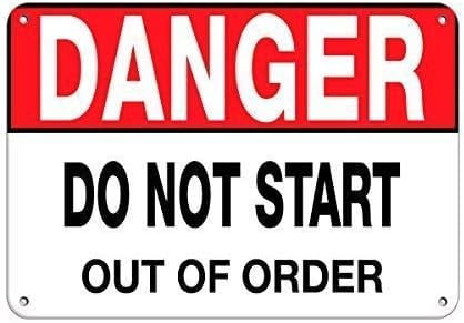Warning Sign Danger Do Not Touch Out of Order Style 1 Elevator Signs ...
